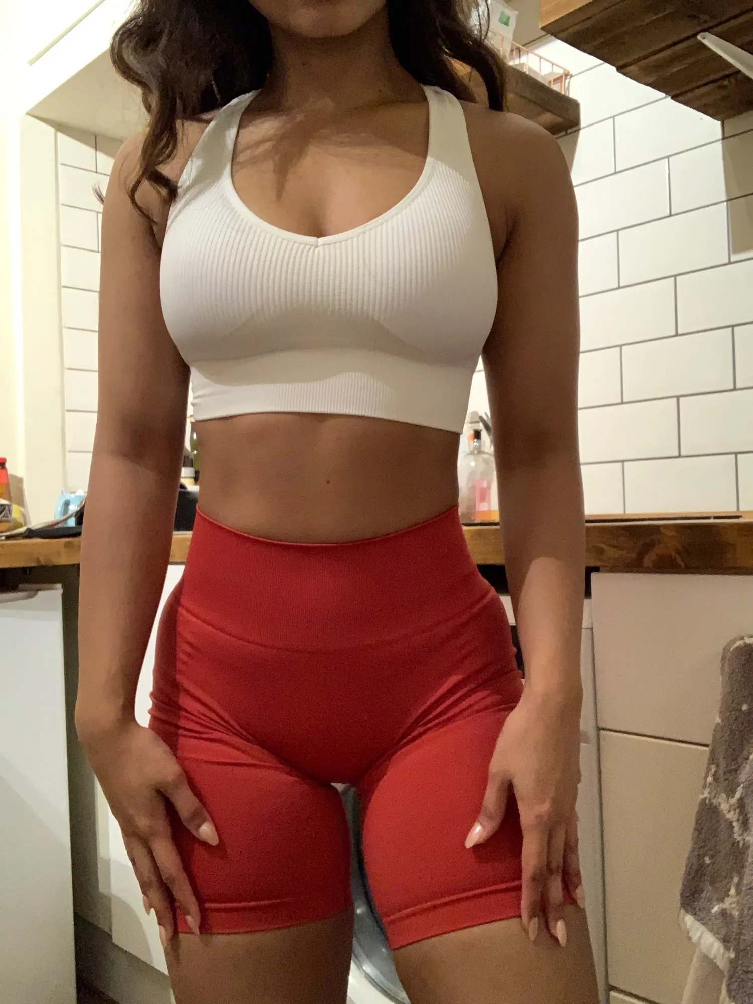 NVGTN Solide Nahtlose Lycra Spandex kurze Shorts/Leggins für Frauen – Yoga Hosen, Fitness ...