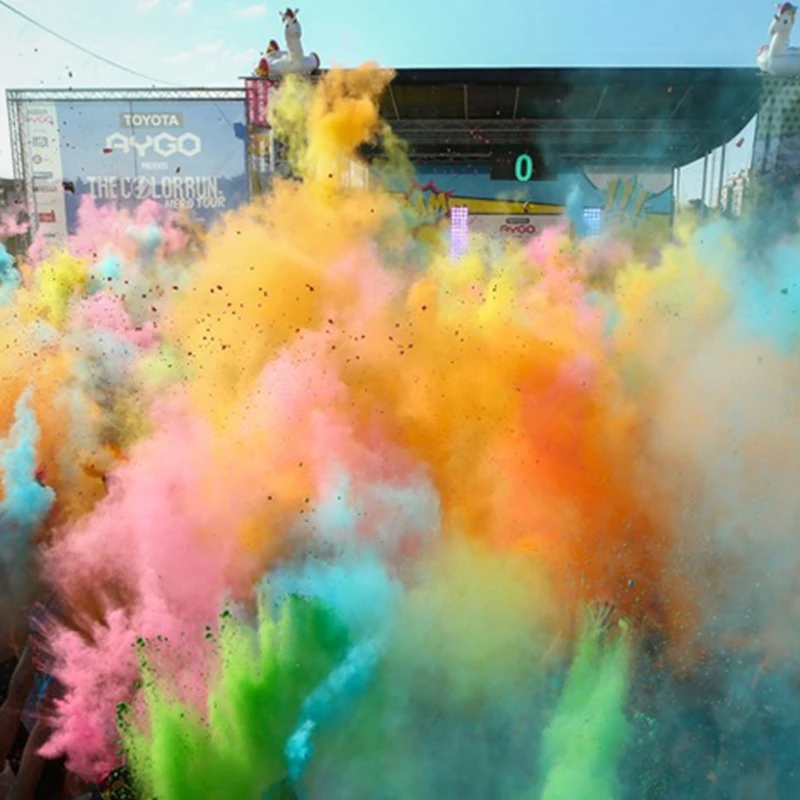 Holi Colours In Air