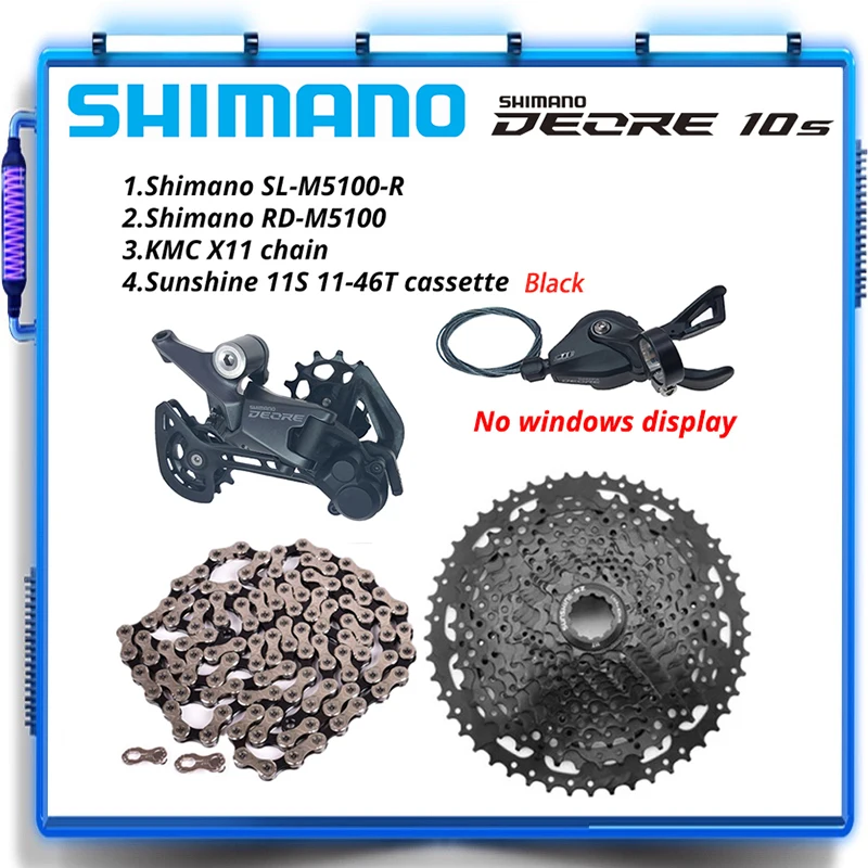 SHIMANO DEORE M5100 Groupset de 11 velocidades, alavanca de ...