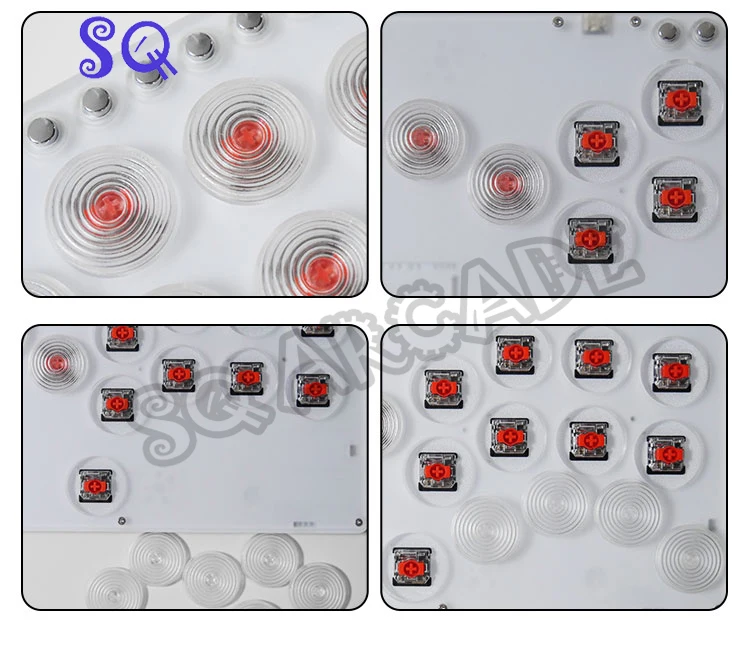 SQ Joystick Arcade Slimbox R5ต่อสู้ Stick Fighting เกม RGB Controller ...