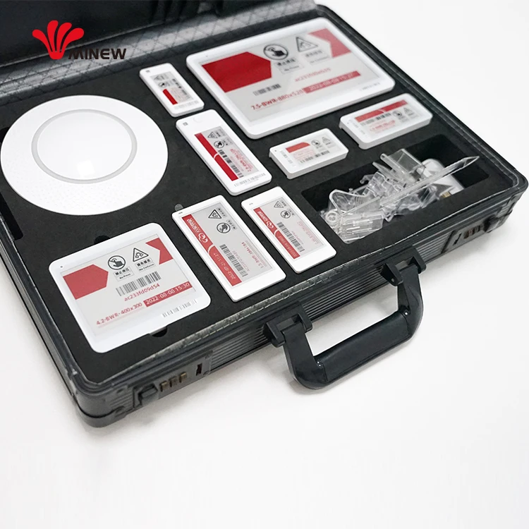 MinewTag-8pcs-Digital-Price-Tag-with-Gateway-API-Electronic-Shelf-Label ...