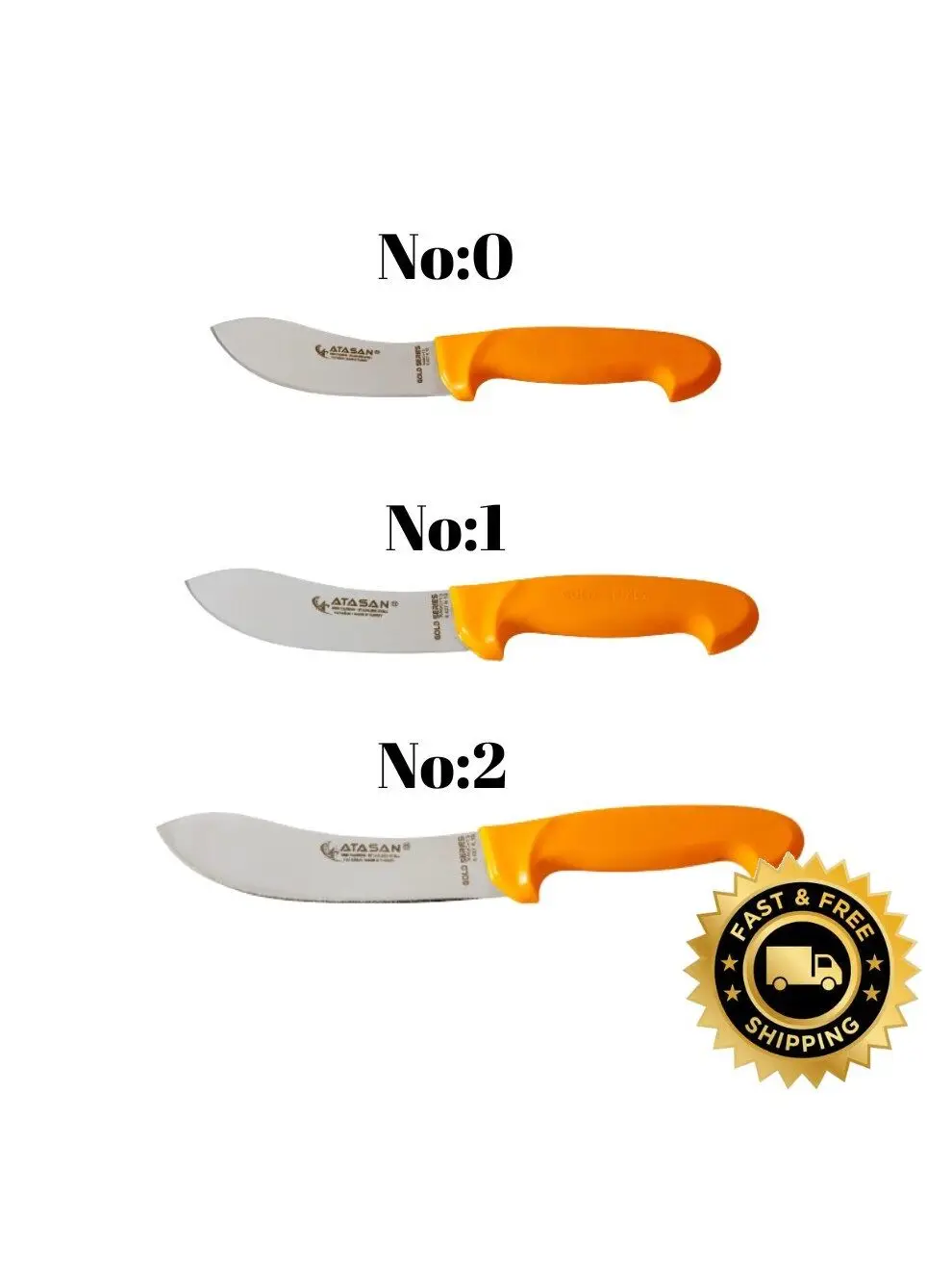 Gold Series Combined Knife ATASAN Steak Meat Handmade High Quality ...
