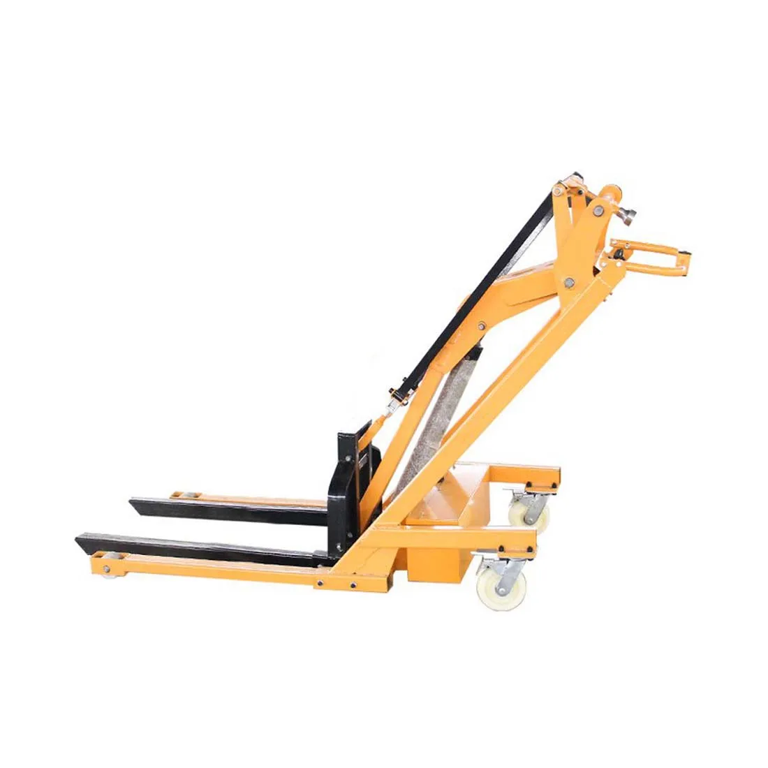 Hand-Push-Crank-Arm-Portable-Electric-Forklift-Hydraulic-Loading-And ...