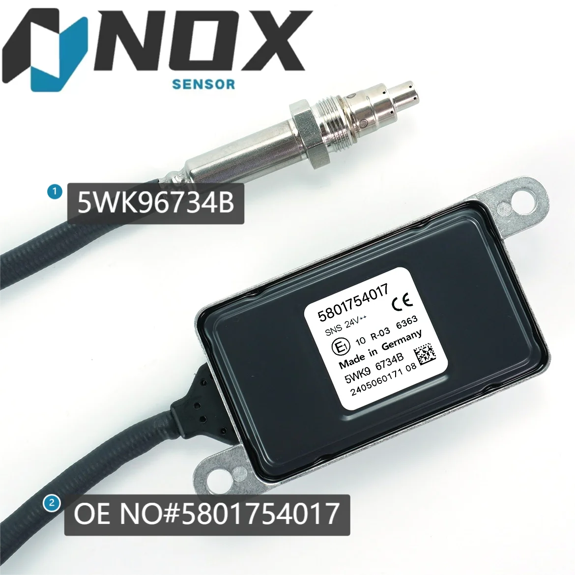 Nitrogen-oxides-Sensor-5WK9-6734B-Nox-Sensor-5WK96734B-5801754017-for ...