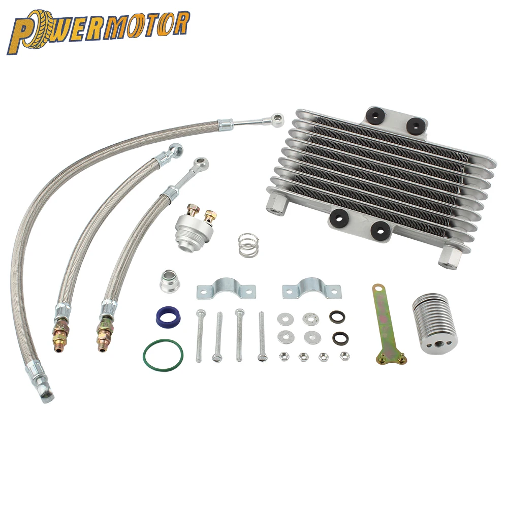 Motorcycle-Oil-Cooler-for-KTM-Honda-Yamaha-Kawasaki-Dirt-Pit-Bike-125cc ...