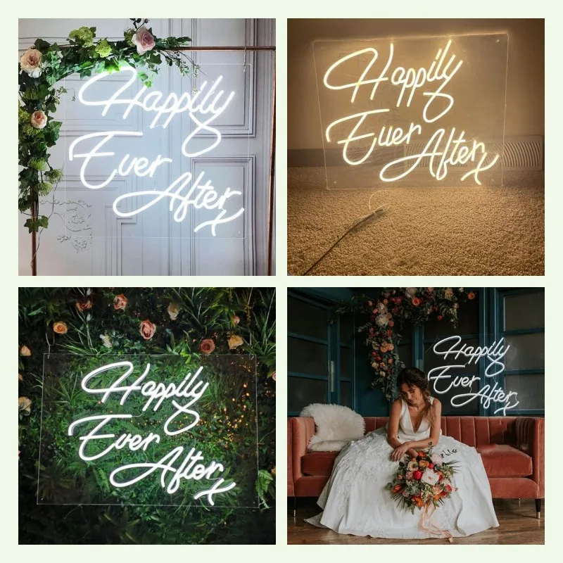 Custom-Led-Happily-Ever-After-Flexible-Neon-Light-Sign-Wedding ...