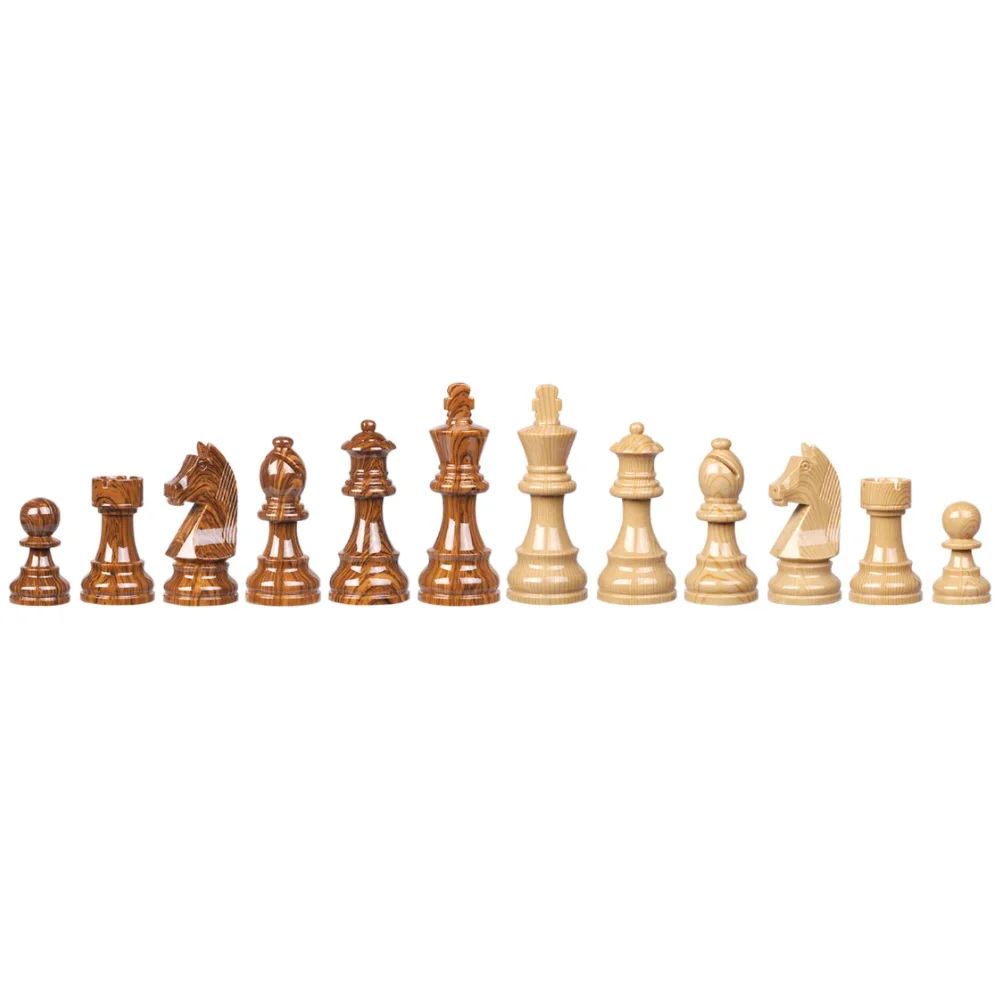 Weighted-3-Inch-Wood-Grain-Acrylic-Chess-Masterpiece-with-Elegance ...