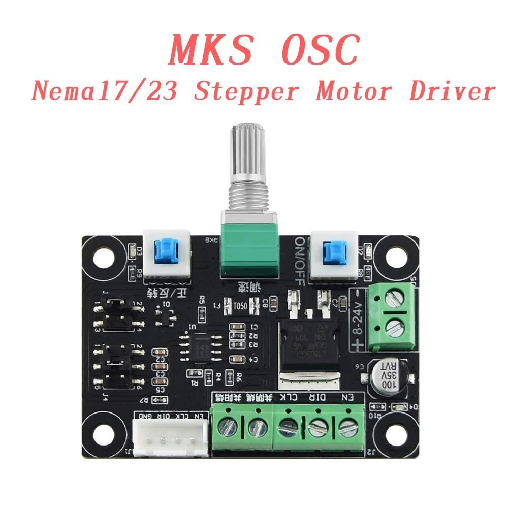 Nema17/23 Stepper Motor Driver MKS OSC PWM Pulse Signal Generator Module Motor Speed Frequency ...