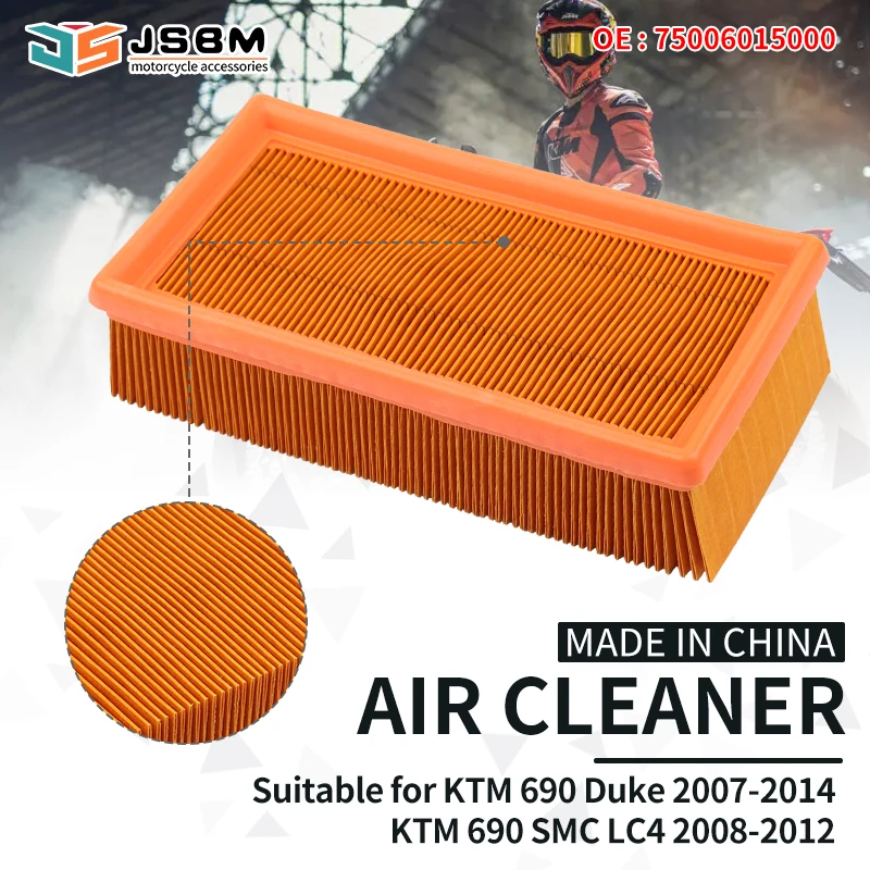 JSBM-Motorcycle-Air-Filter-Intake-Cleaner-For-KTM-690-Duke-2007-2014 ...