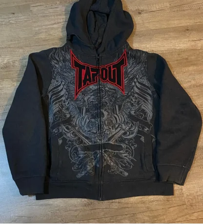 TAPOUT-American-cardigan-sports-hooded-jacket-for-men-y2k-autumn-hip ...
