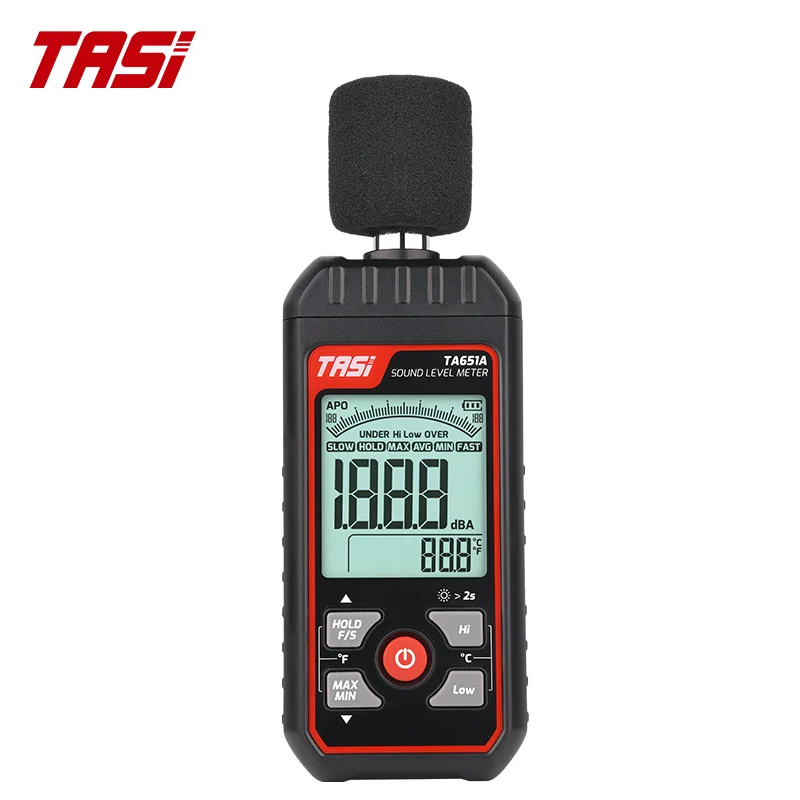 TASI-TA651A-Digital-Sound-Level-Meter-Logger-30-130dB-Audio-Noise ...
