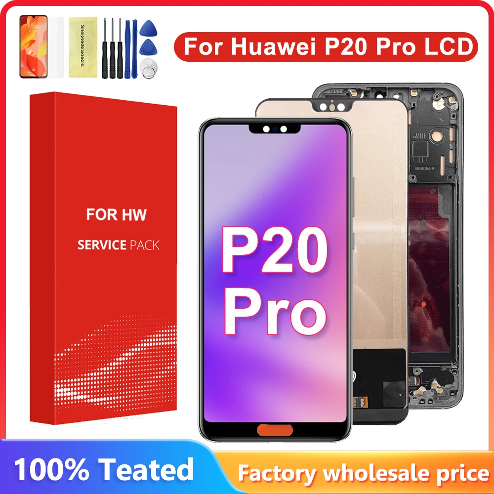 6-1-Display-For-Huawei-P20-Pro-LCD-Display-Frame-Touch-Screen-Digitizer ...
