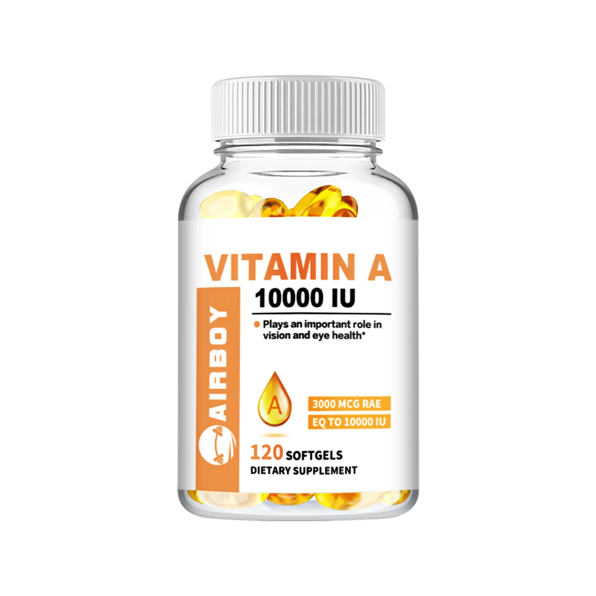 Vitamina A 10000IU: favorece la salud de la visión y del sistema ...