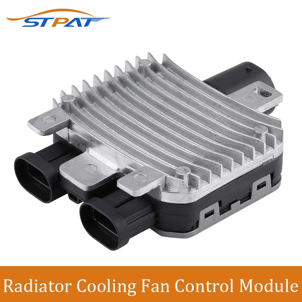 STPAT New Radiator Cooling Fan Control Module Fits For Volvo S60 Ford ...