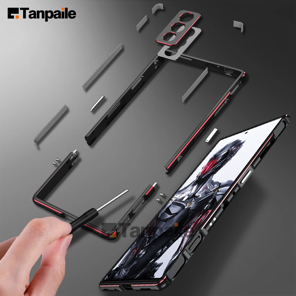 Luxury Ultra Thin Aluminum Alloy Metal Bumper Case for ZTE Nubia Red ...