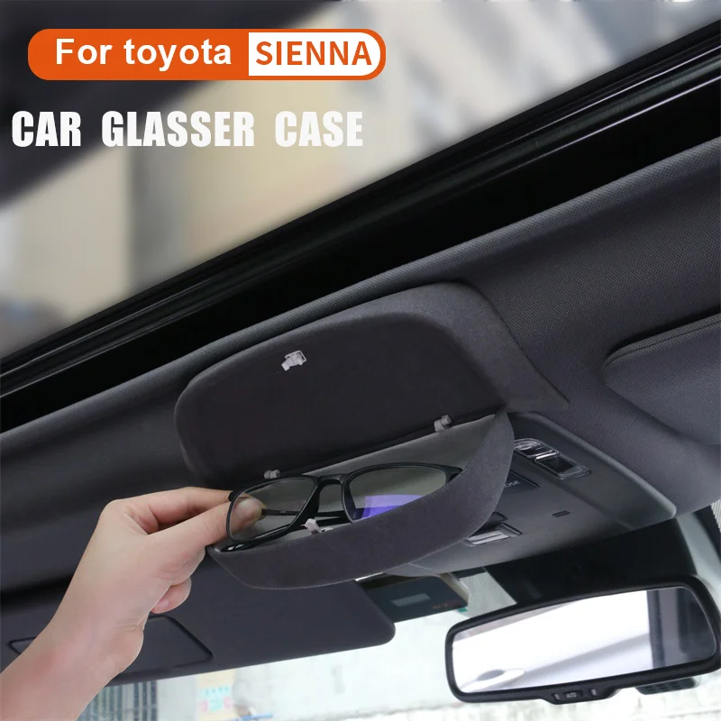 New Car Glasses Holder Case Sunglasses Glasses Storage Box For Toyota ...
