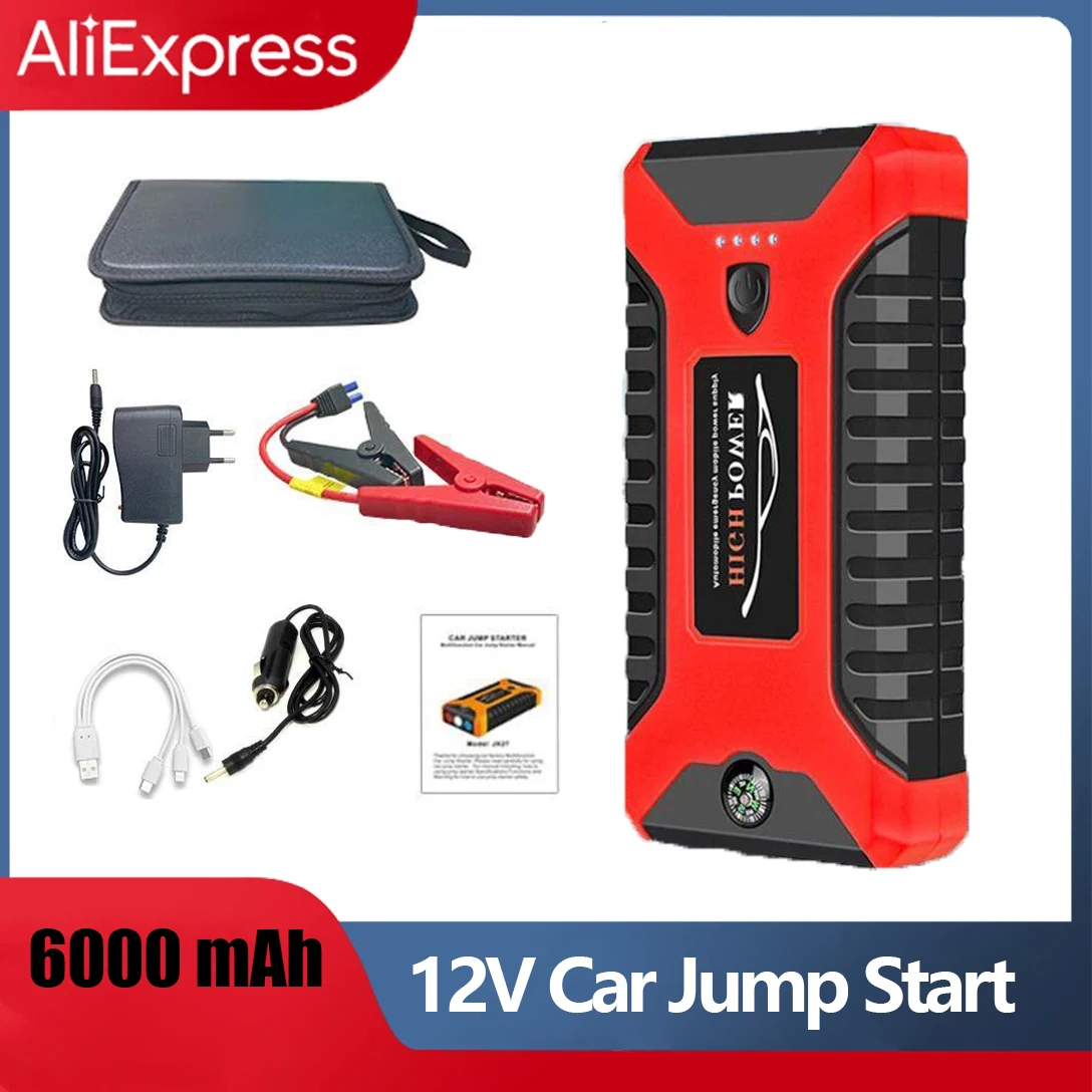12V-Car-Jump-Starter-Power-Bank-Portable-Car-Battery-Booster-Charger ...