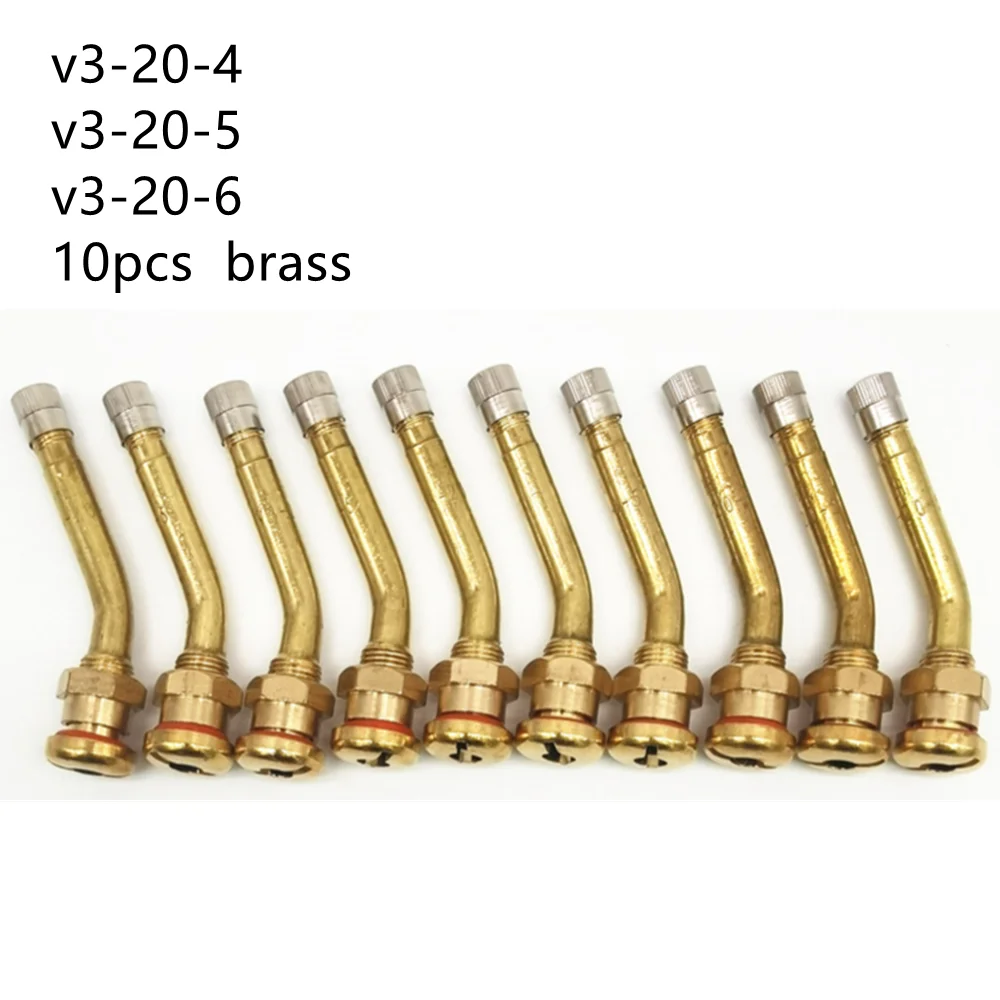 10 PCS Trucks Valve Stem V3.20.4 ,V3.20.5 V3.20.6 Valve Stems Brass ...