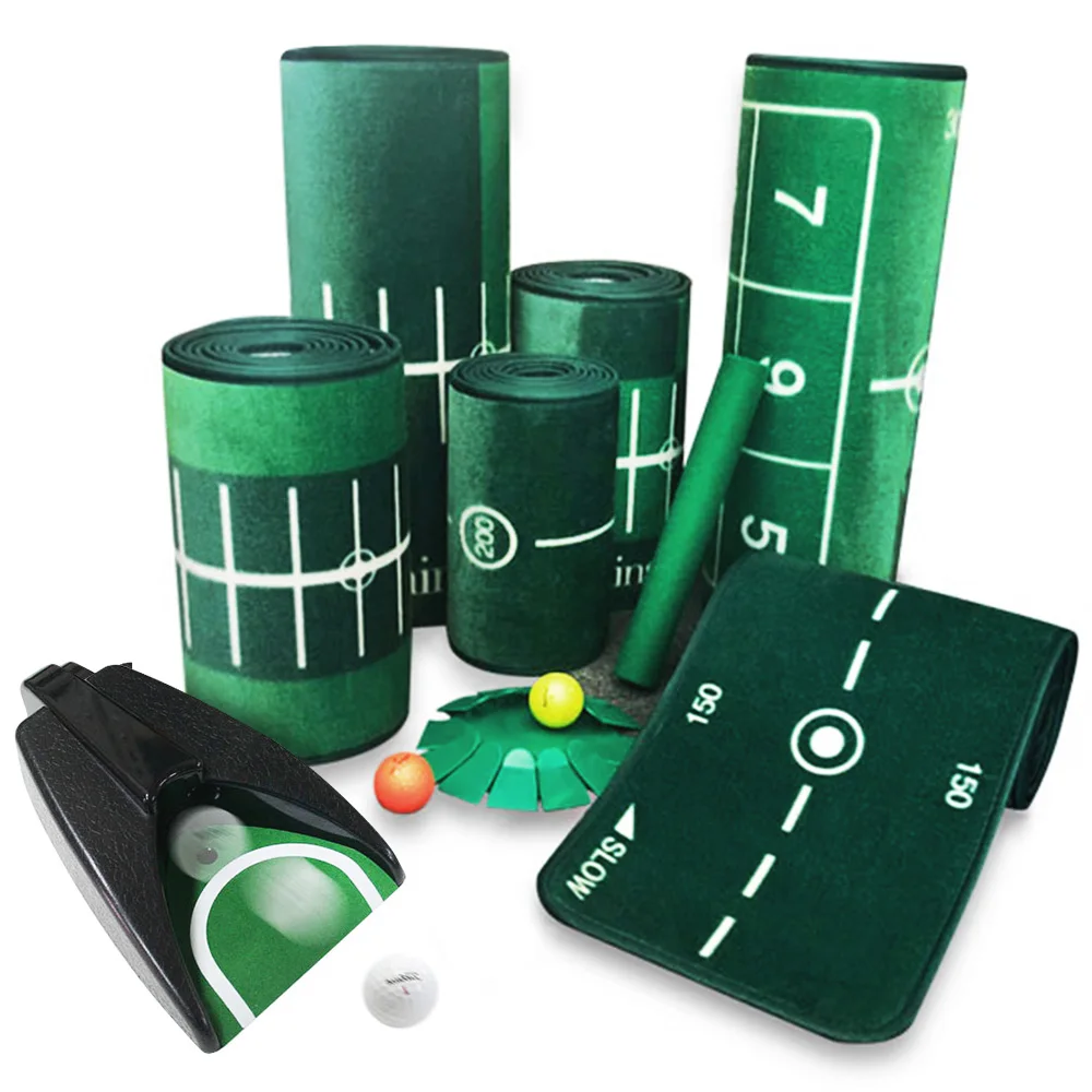 Korean-genuine-Golf-ball-trajectory-putting-mat-hole-Cup-erasable-set ...
