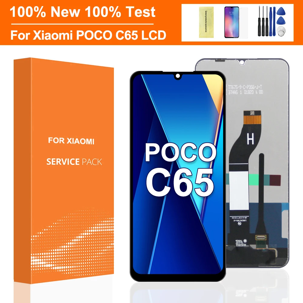 Original-6-74-Display-For-Xiaomi-Poco-C65-LCD-Display-Touch-Digitizer ...