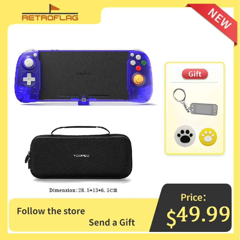 RETROFLAG controlador de mano con Sensor Hall, mando sin deriva ...