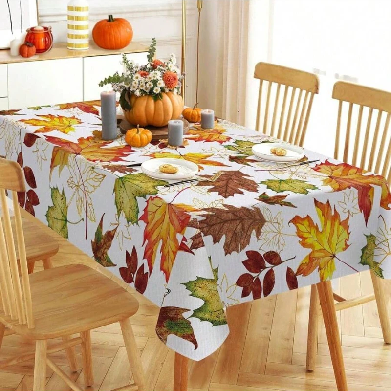 Autumn-Maple-Leaf-Print-Pattern-Tablecloth-Thanksgiving-Decoration ...
