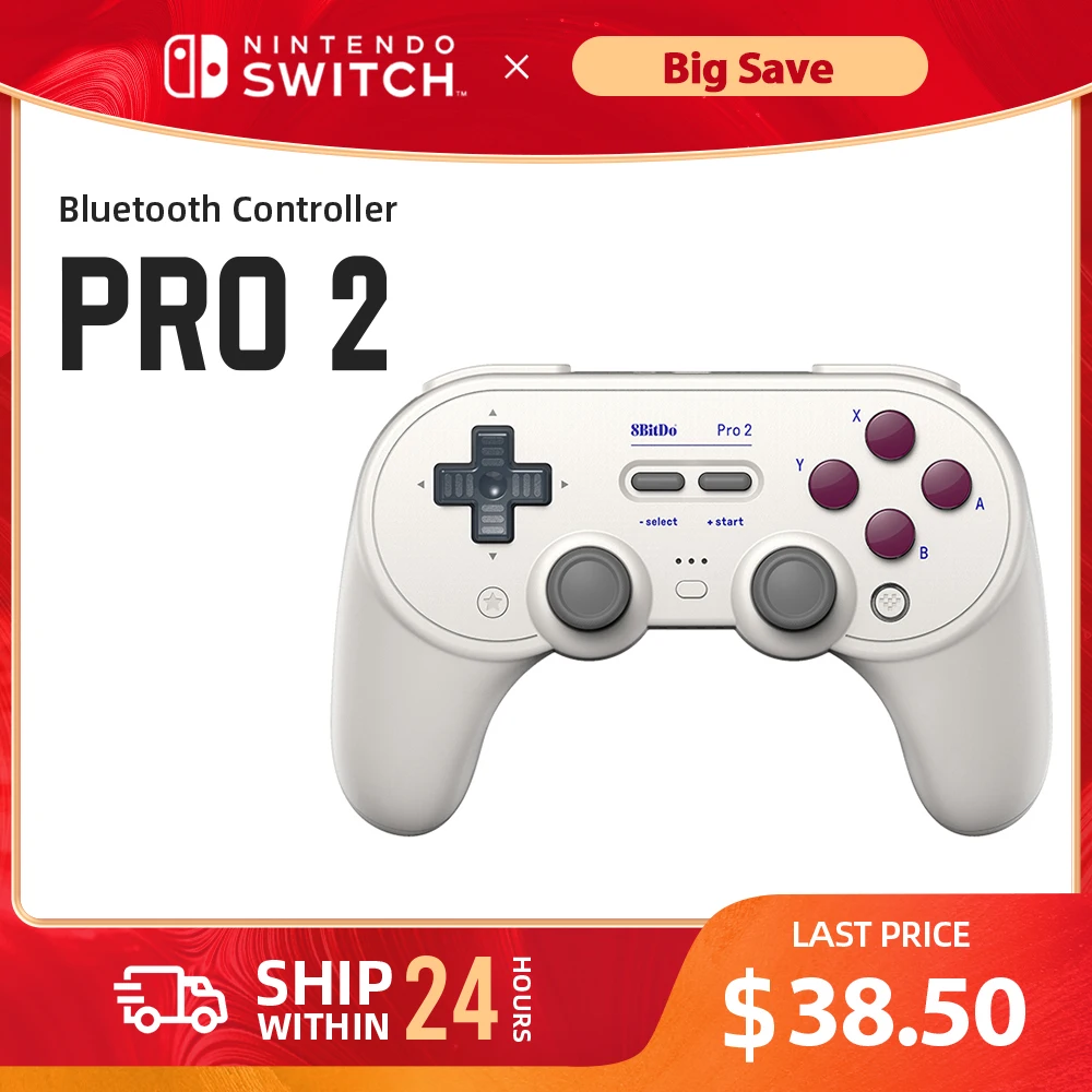 Original-8BitDo-Pro-2-Bluetooth-Controller-Gamepad-with-Joystick-for ...