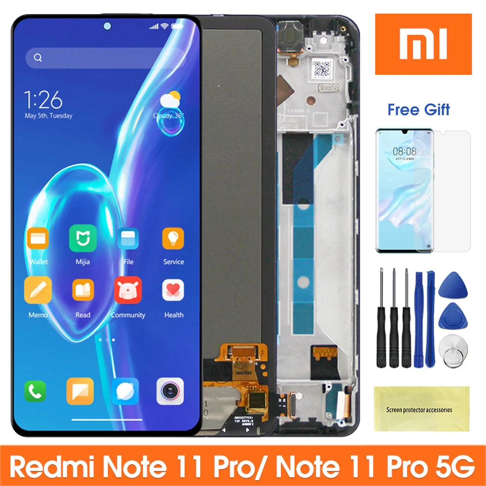 Pantalla-t-ctil-Digital-para-Xiaomi-Redmi-Note-11-Pro-2201116TG ...