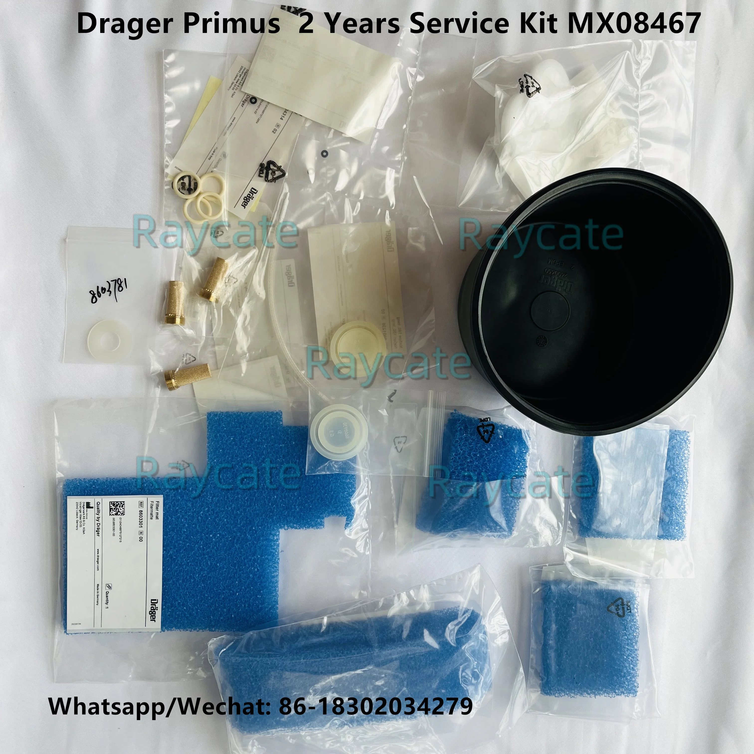 Drager Primus MX08467 juego de servicio, nuevo, Original, 2 años ...