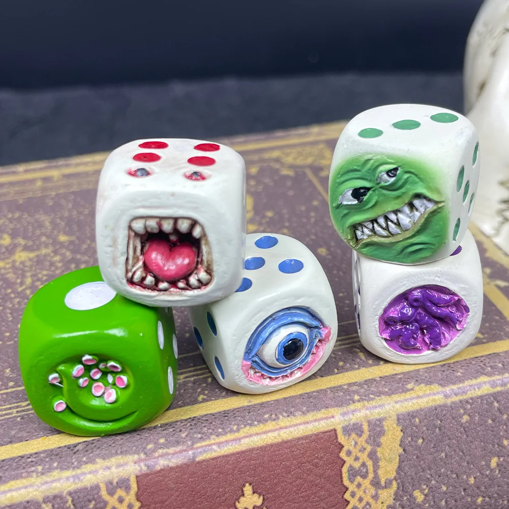 Halloween-Gift-Resin-Dice-Monster-Dice-role-play-Dice-Dnd-dice-set ...
