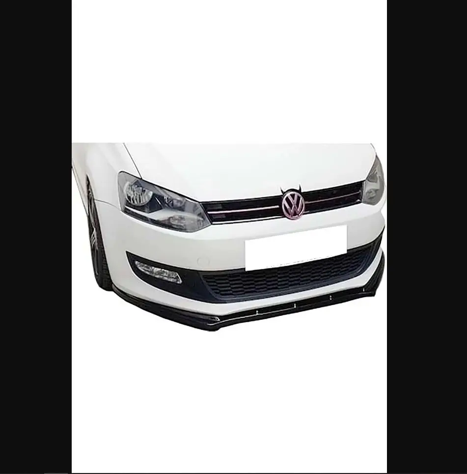 Front-Bumper-Splitter-Lip-For-VW-Volkswagen-Polo-MK5-2009-To-2017 ...
