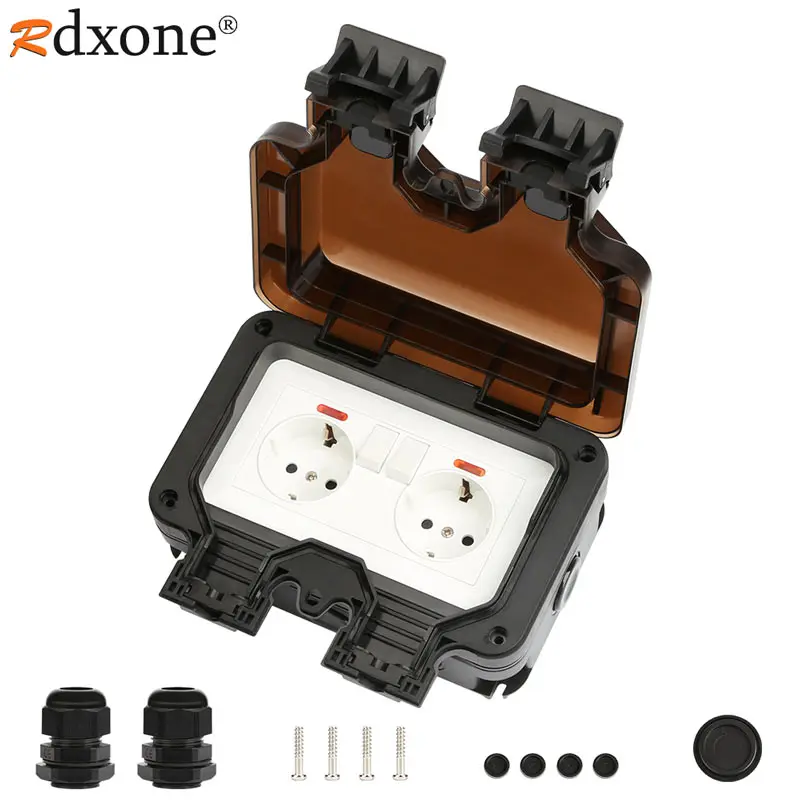 Waterproof-Plug-Outdoor-IP66-EU-German-Standard-Waterproof-exterior ...