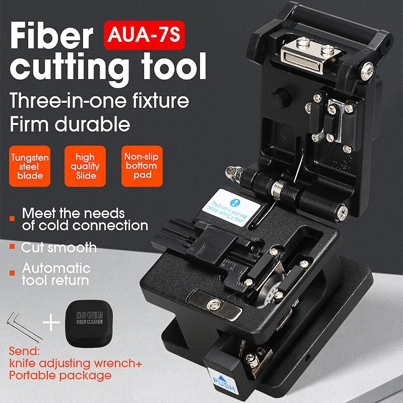 Fiber cleaver AUA 7S Cable Cutting Knife FTTH Fiber Optic cutter Tools ...