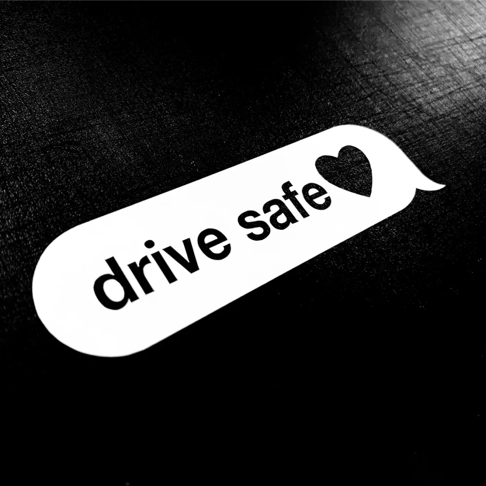 Drive-Safe-Decal-Car-Mirror-Window-Bumper-Sticker-Waterproof-Auto-Decor ...