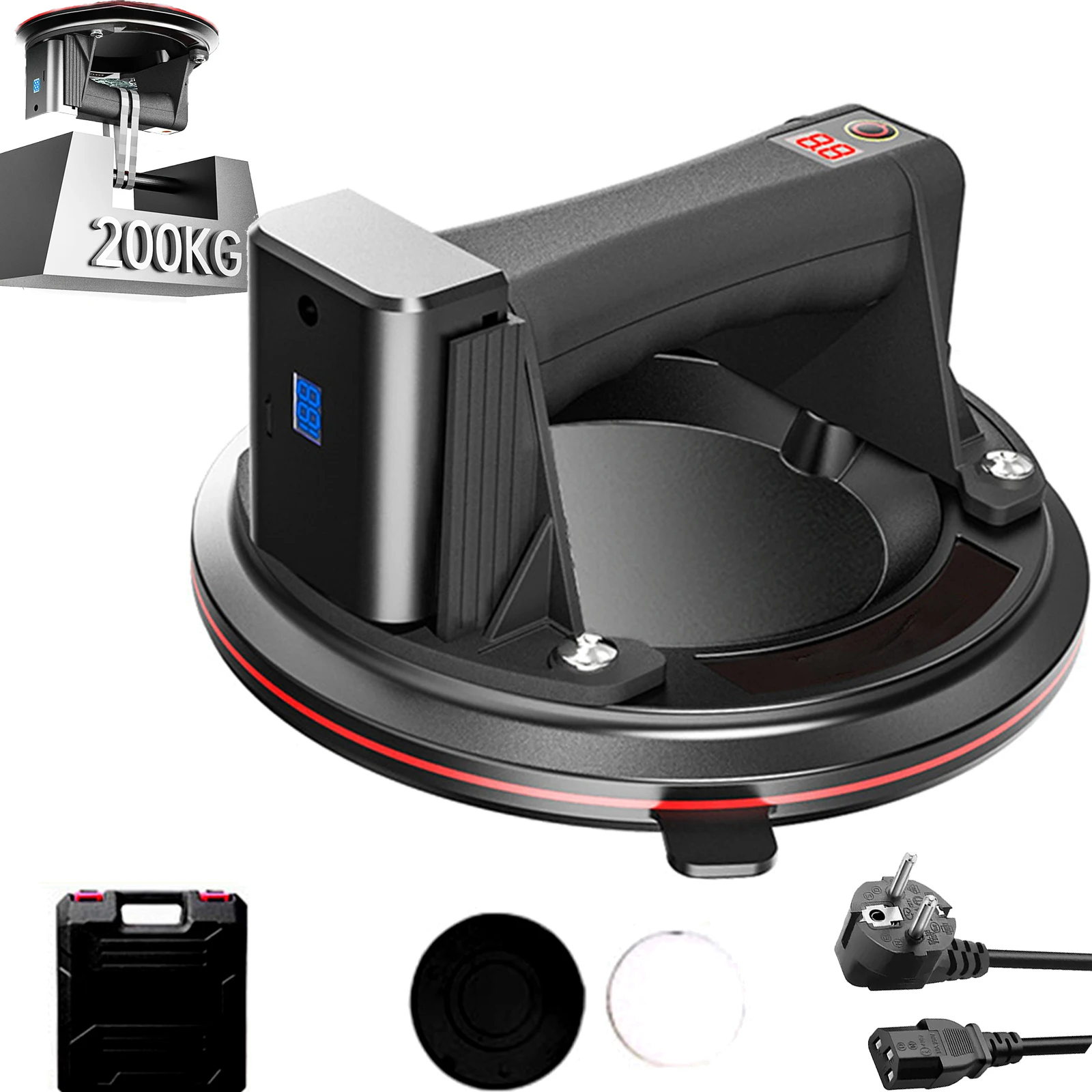 200KG-Load-Capacity-8-Inch-Electric-Vacuum-Suction-Cup-Lifter-Heavy ...