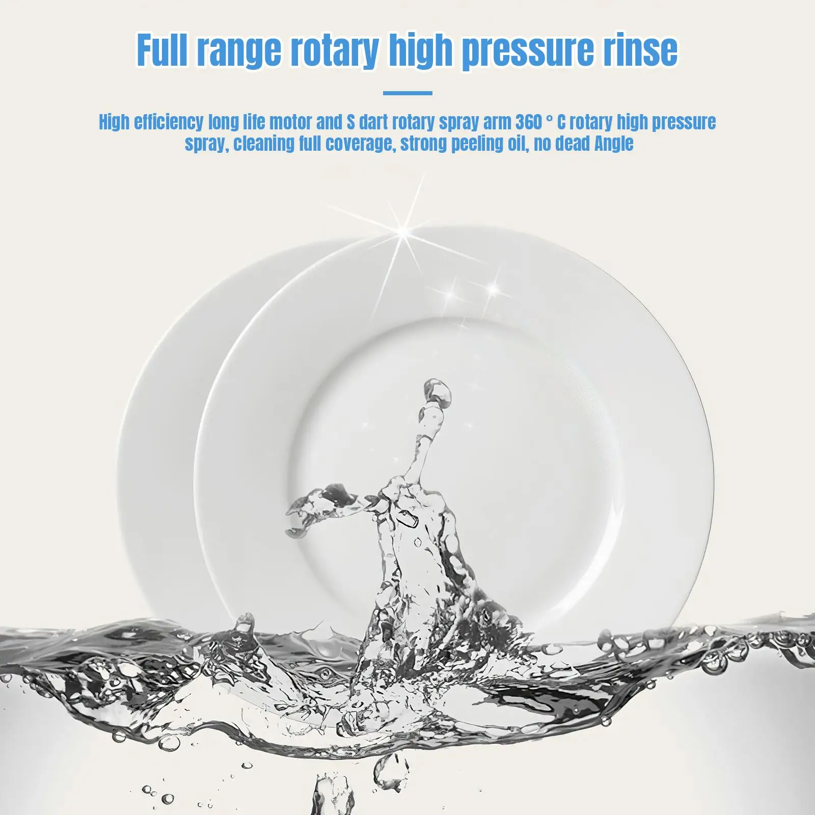 36L UV sterilisation Intelligent Countertop Dishwasher Table Smart ...