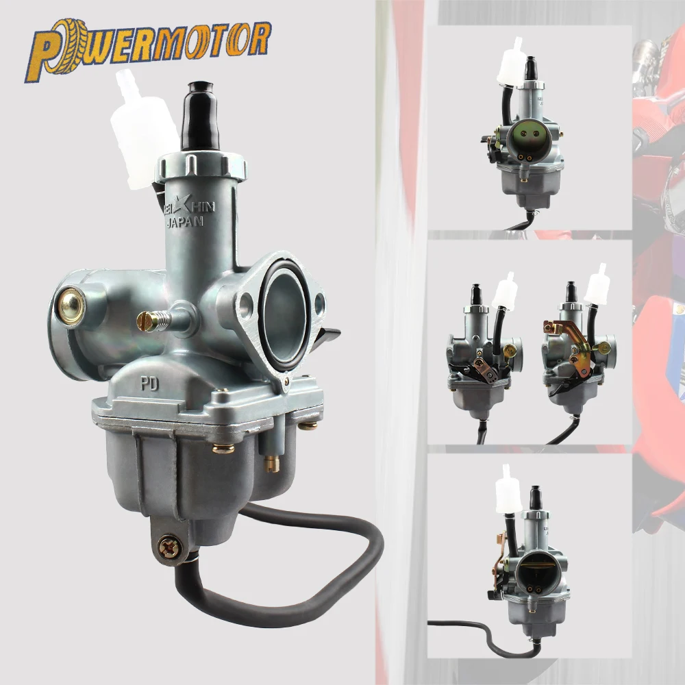 PZ26-Keihin-Carburetor-Motorcycle-Accessories-26mm-2T-4T-Universal-Gy6-With-Power-Jet-Racing ...