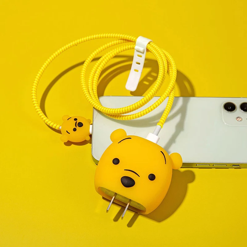 Disney-Winnie-the-Pooh-Cartoon-Cable-Protectors-Set-Fast-Charging-PVC ...