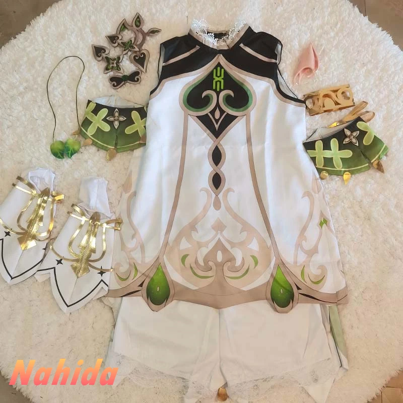 Nahida-Cosplay-Costume-Lesser-Lord-Kusanali-Full-Set-Women-Kids-Dress ...