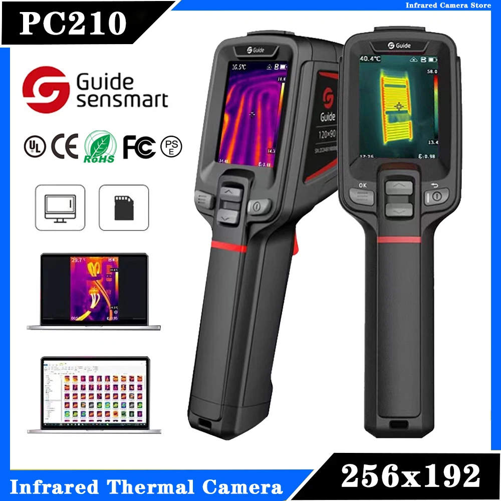 Guide PC210 Thermal Imaging Camera Infrared Resolution 256x192 Thermal ...