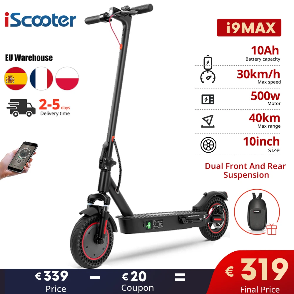 iScooter-i9Max-Electric-Scooter-Adult-Electric-Scooters-Electric-kick ...