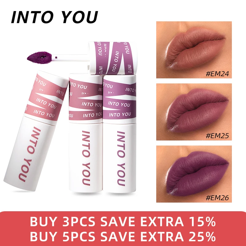 Into You Lip Mud Matte Lip Gloss Multi-purpose For Lip And Cheek Makeup ...