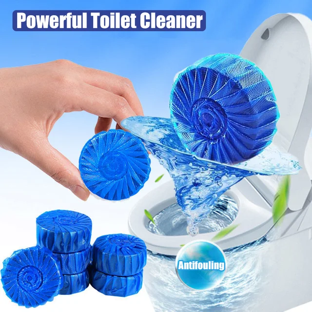 Automatic Flushing Blue Bubble Toilet Bowl Cleaner Bathroom Freshener ...