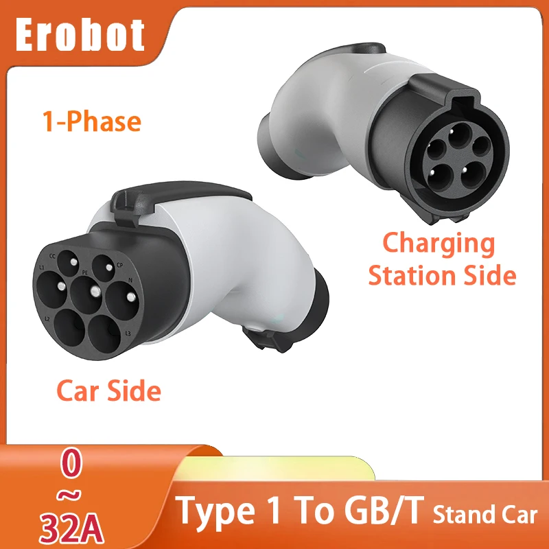 Type 1 To GBT Plug Adapter CCS1 To GBT Tesla Y Accessories CCS1 Combo ...