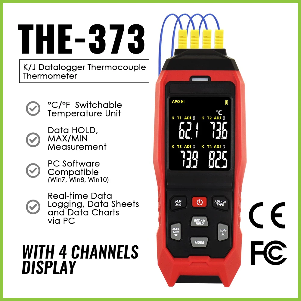 4-Channels-K-J-Type-Thermocouple-Thermometer-200-1372-328-2501-Digital ...