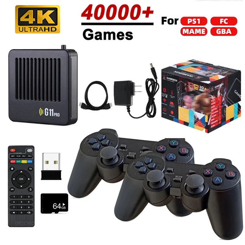 G11 Pro Game Box 4K HD TV Game Stick Video Game Console 128G Built in ...