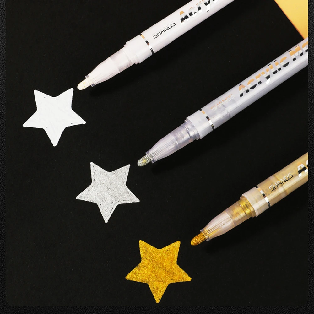 3-Pack Broad Point Permanent Markers, Waterproof & Smudge-proof, Oily ...
