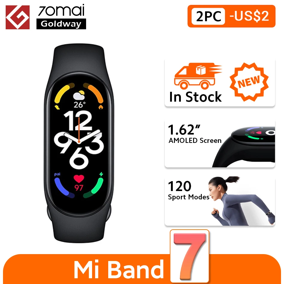New-Xiaomi-Band-7-Smart-Bracelet-8-Color-1-62-AMOLED-Screen-MiBand-7 ...