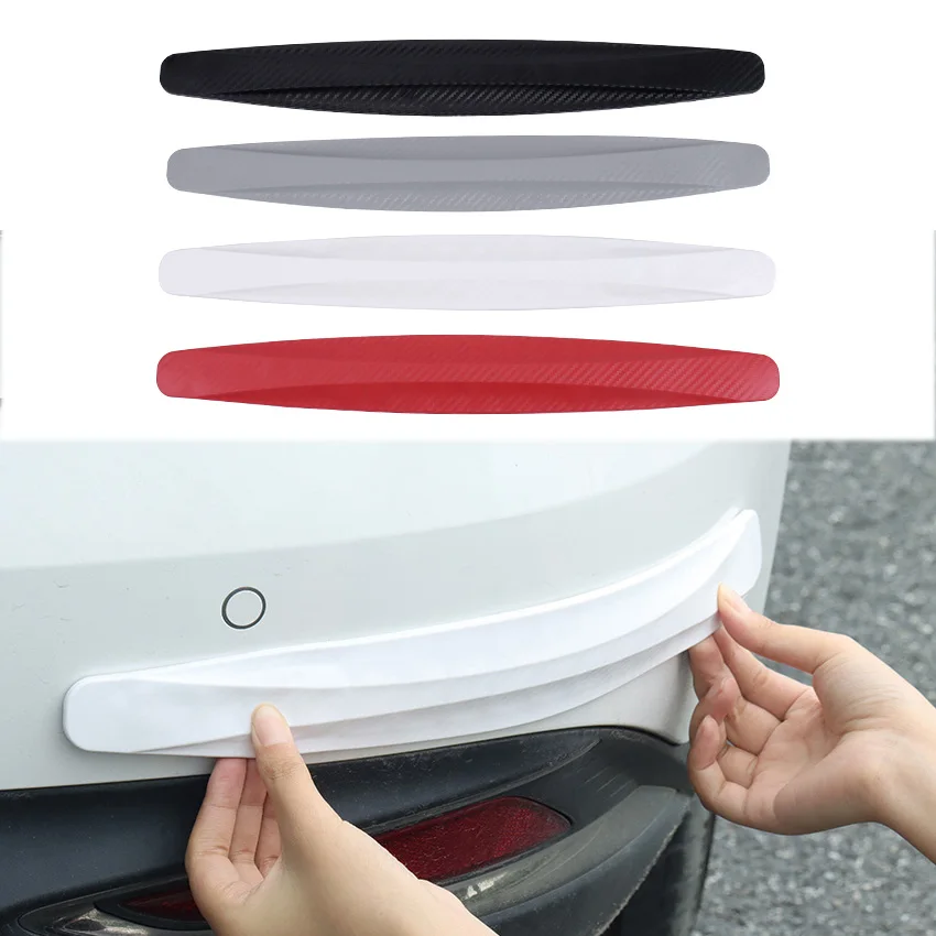 2PCS-Car-Bumper-Protector-Strip-Guard-Canto-Prote-o-Tiras-Scratch ...