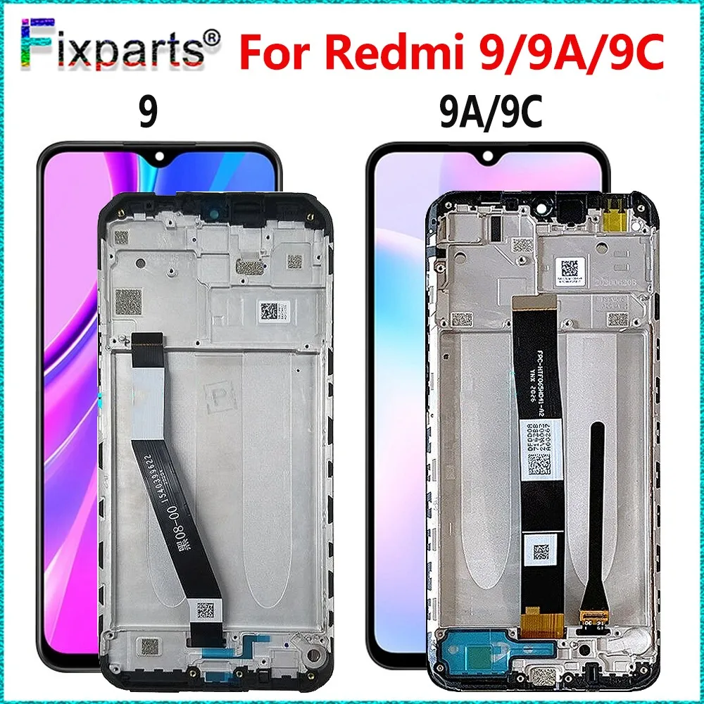 Pantalla LCD probada para Xiaomi Redmi 9, montaje de digitalizador con ...